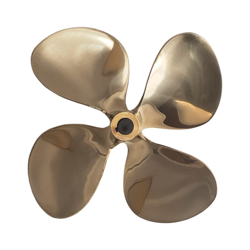 Austral Computhrust 4 Blade Cupped Polished Bronze Props Right Hand