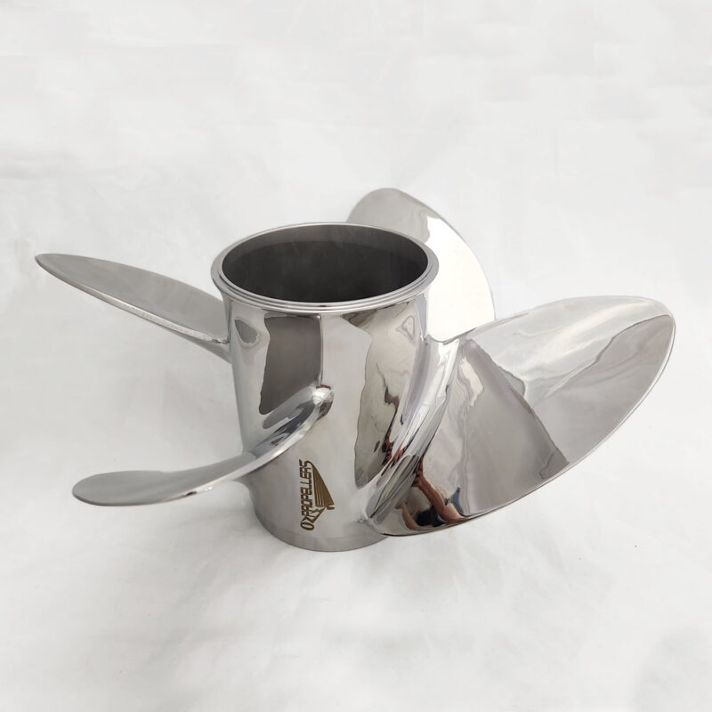 OZPRO-E4 Mercruiser 4 Blade Stainless-Steel High-Performance Propeller ...