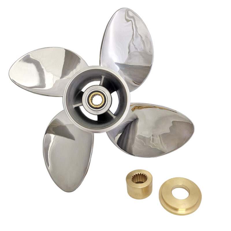 OZPRO-E4 to suit 90-300hp Johnson Evinrude G1 4 Blade Stainless Steel ...