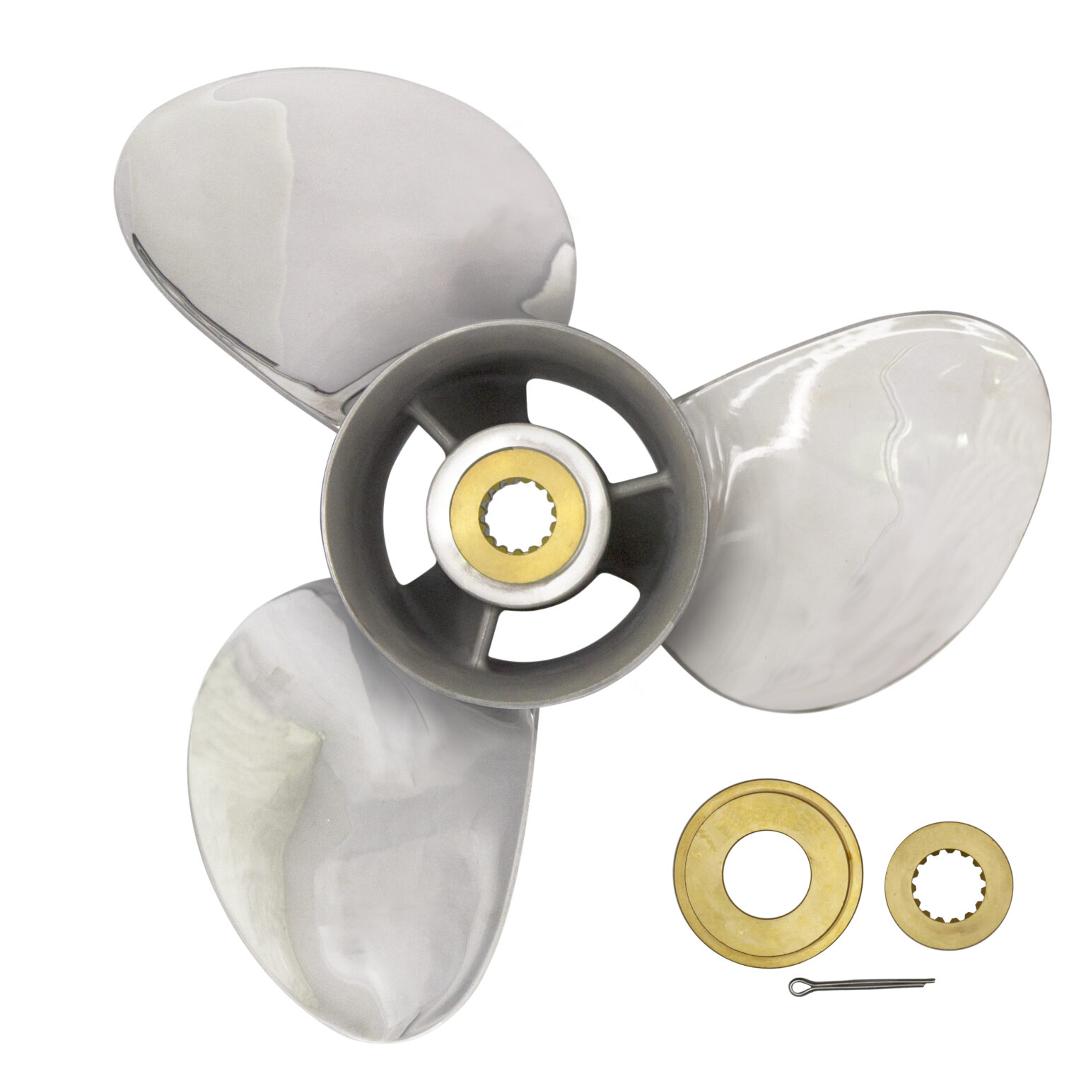 OZALL-E3 to suit ETEC G2 150-175-200-225-250-300HP 3 Blade Stainless ...